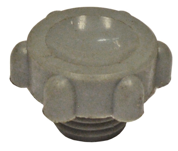MS Plug ¼" BSP grey Plastic - Milking Solutions
