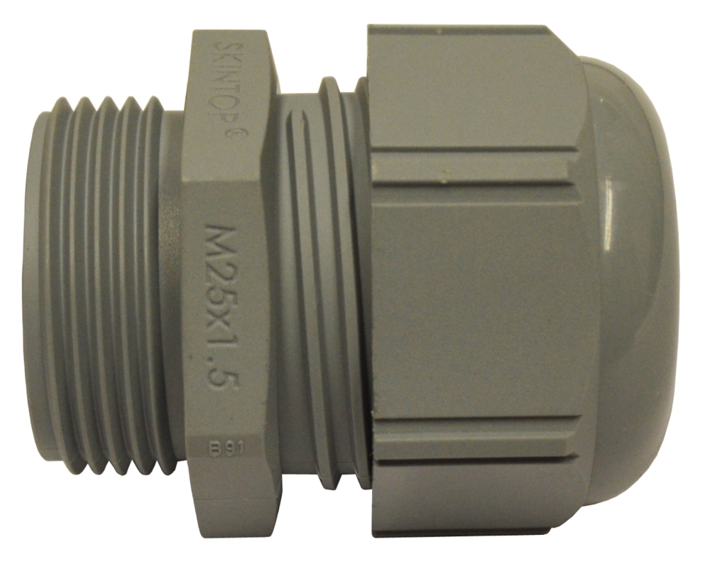 MS Cable Gland M25 Grey for GMI/+ - Milking Solutions